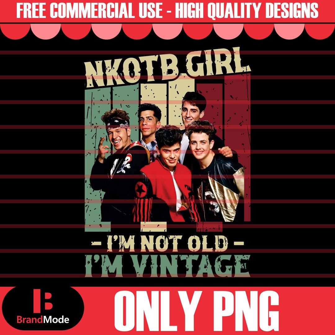 In My NKOTB ERA Png, Nkotb Fan Png, NKOTB Vintage Png, New Kids on the ...