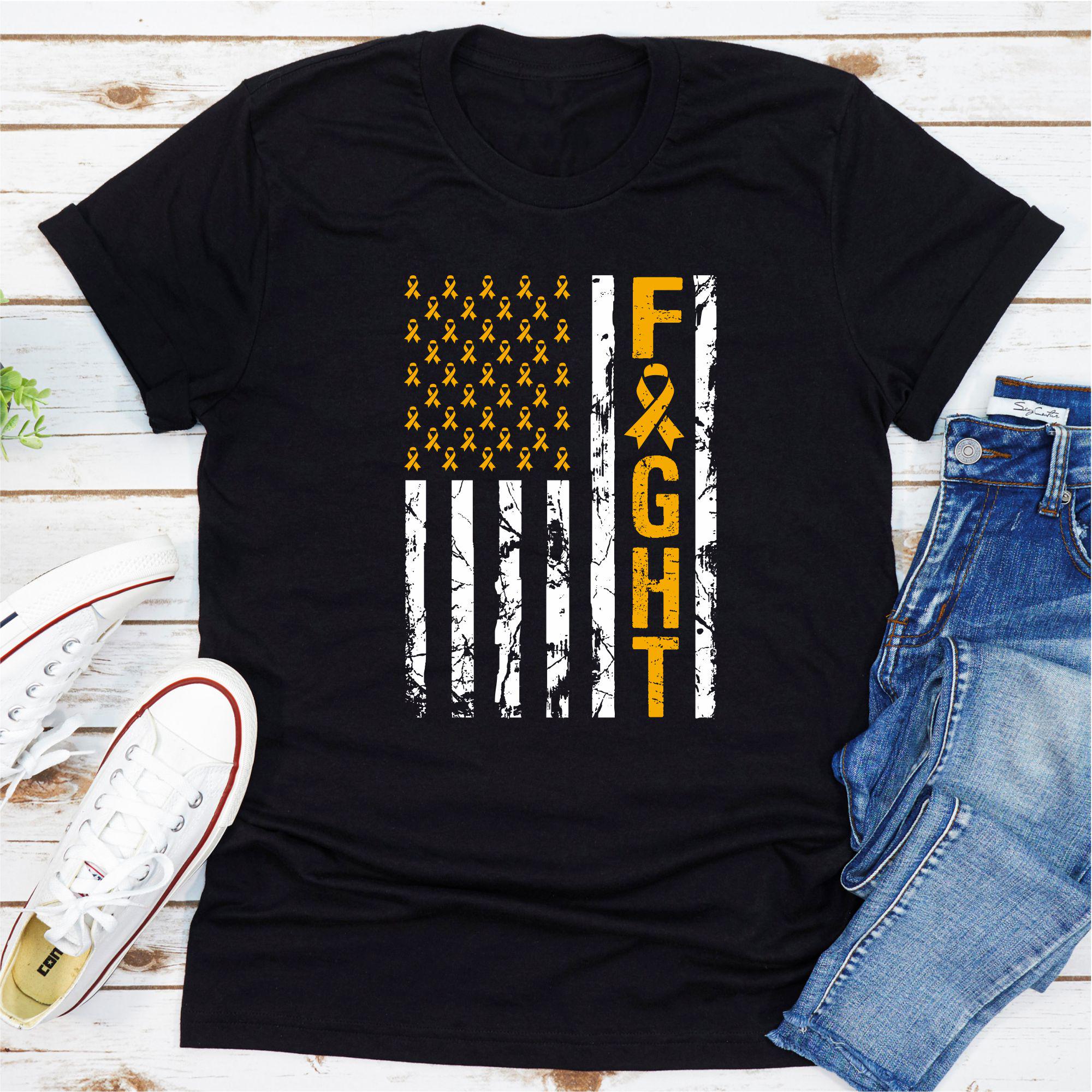 Appendix Cancer Fight USA Flag Svg, Cancer Ribbon SVG, Appendix Cancer ...