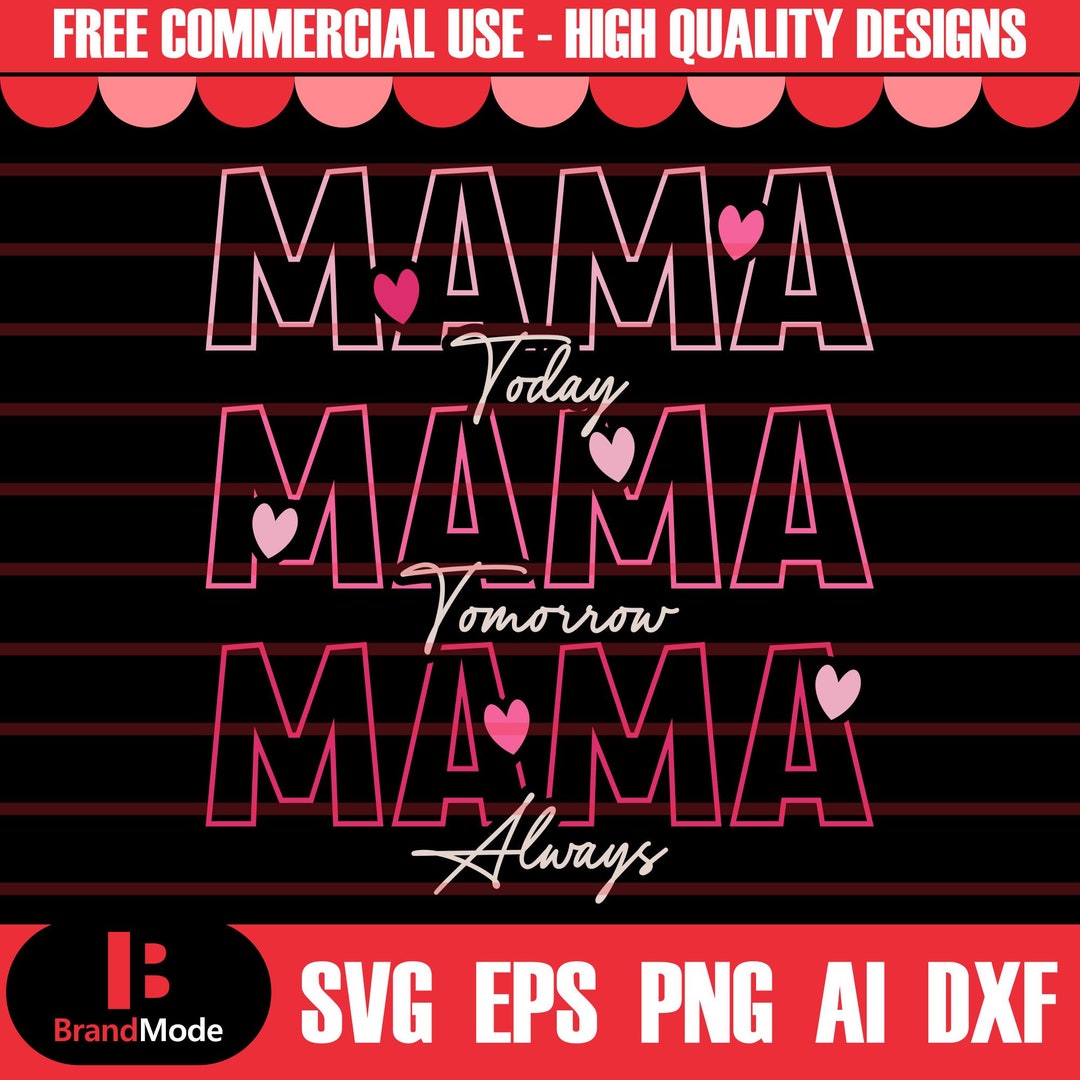 Stacked Mama Svg, Three Mama Svg, Mom Svg, Happy Mothers Day Svg ...