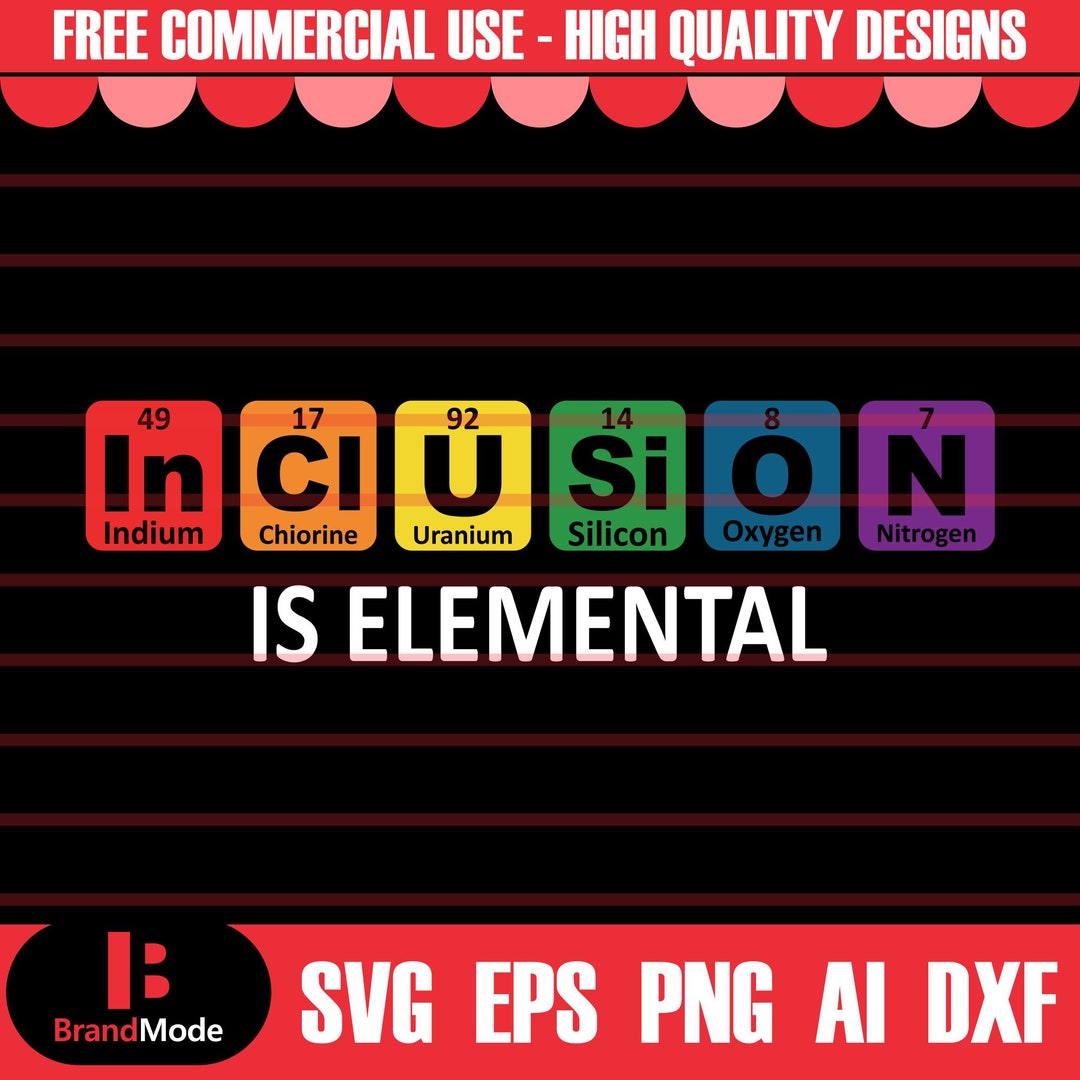 Inclusion is Elemental Svg, Lgbt Svg, Lgbt Png, Gay Pride Svg, Lgbtq ...
