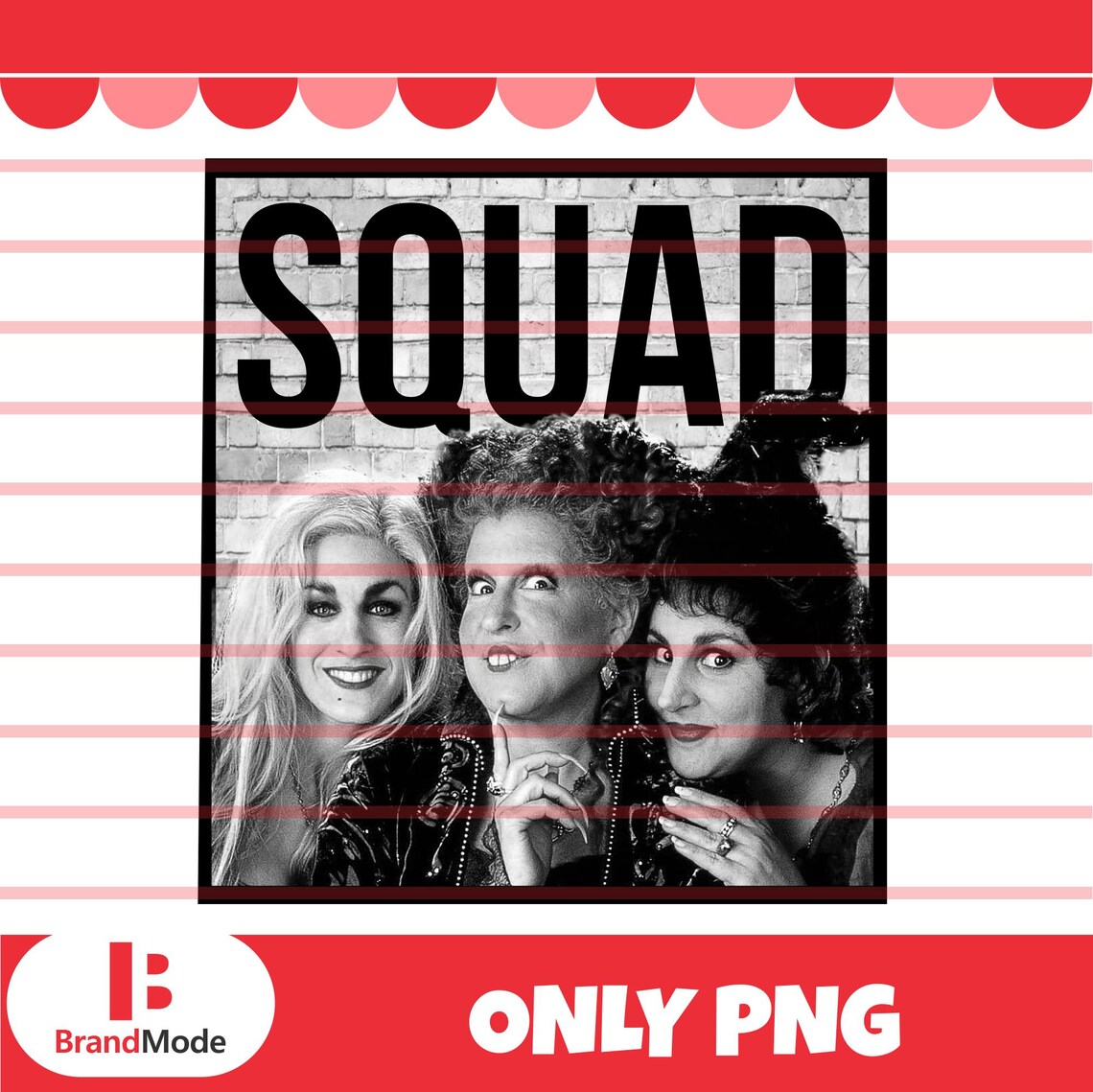 Hocus Pocus Squad With Border Png That Witch Hocus Pocus - Etsy