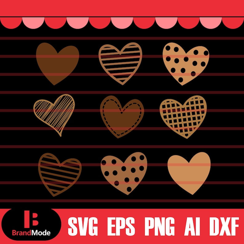 Melanin Skin Tone Hearts Svg Black History Svg African - Etsy