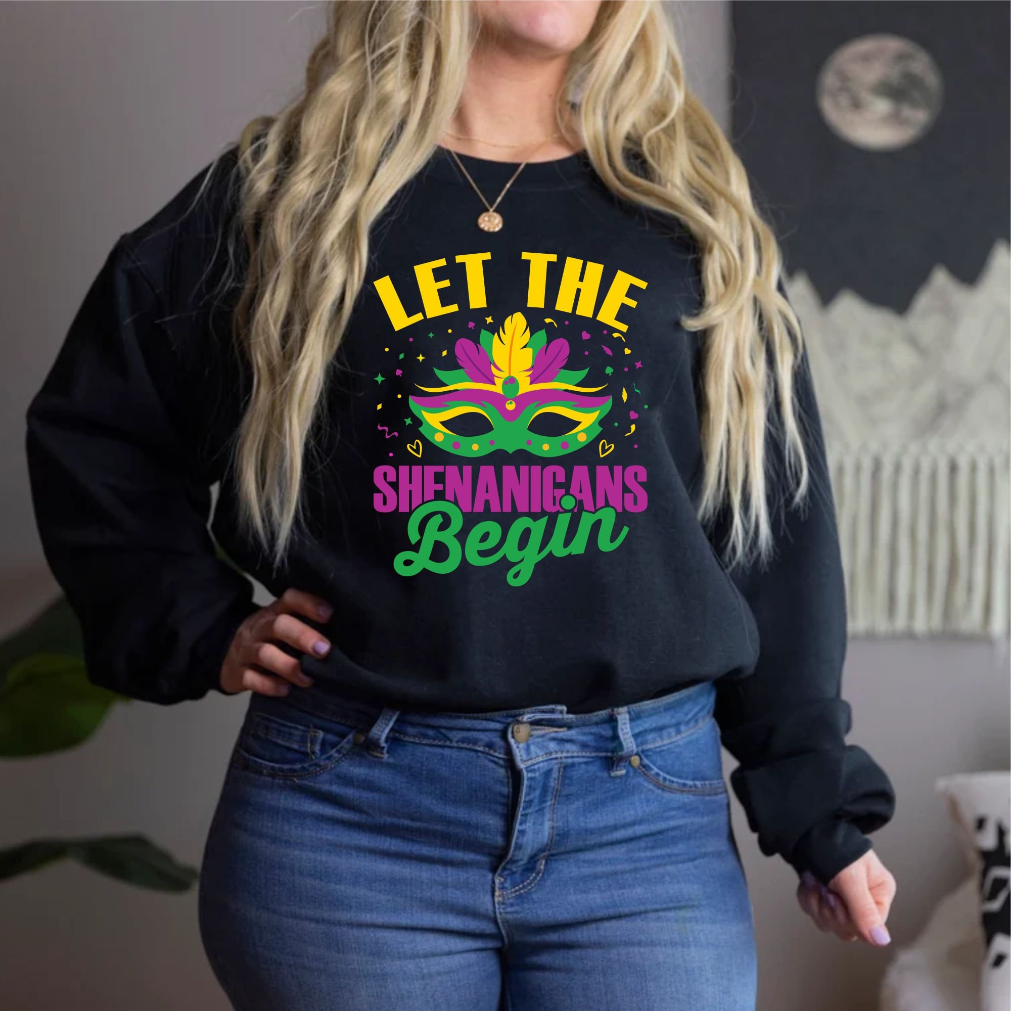 Let the Shenanigans Begin Svg Mardi Gras Svg New Orleans - Etsy