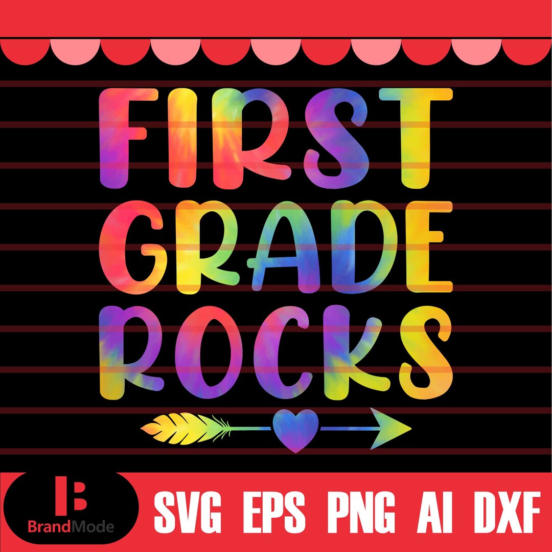 First Grade Rocks Svg, First Grade Svg, First Grade Svg, Homeschool Svg ...