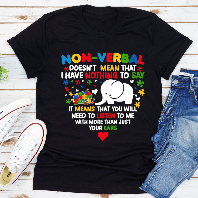 Non-verbal Doesn't Mean That Svg, Autism Quote Svg, Autism Svg, Autism ...