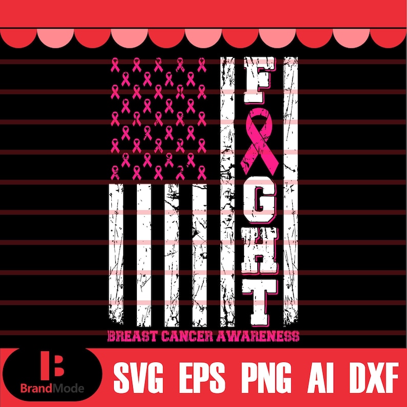 Fight Cancer Usa Flag Svg Png, Cancer Svg, Fight Svg, Cancer Fight Svg ...