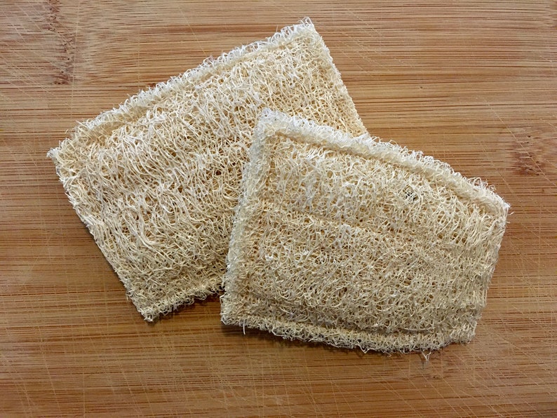 Luffa Dish Sponges // TWO Pack // Loofah // All Natural // - Etsy