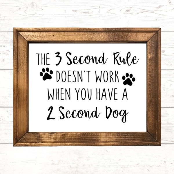Wood Dog Rule Signs - Etsy