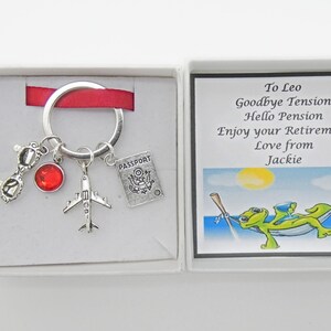 Retirement Keyring, Keyring for Retirement, Happy Retirement Gift ...