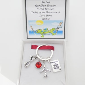 Retirement Keyring, Keyring for Retirement, Happy Retirement Gift ...
