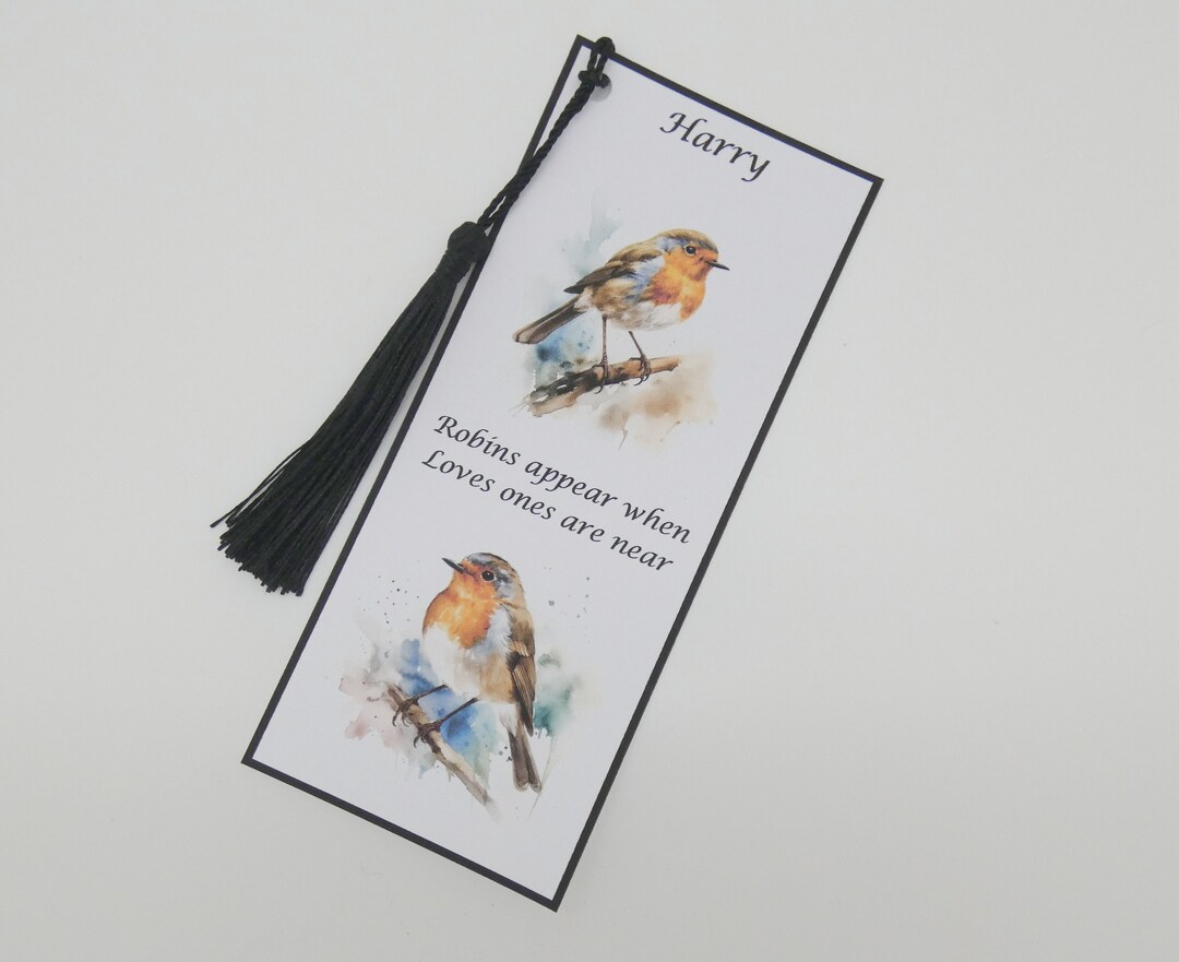 Robin Bookmark. Bookmark. Robins Appear When Loved Ones Are Near ...