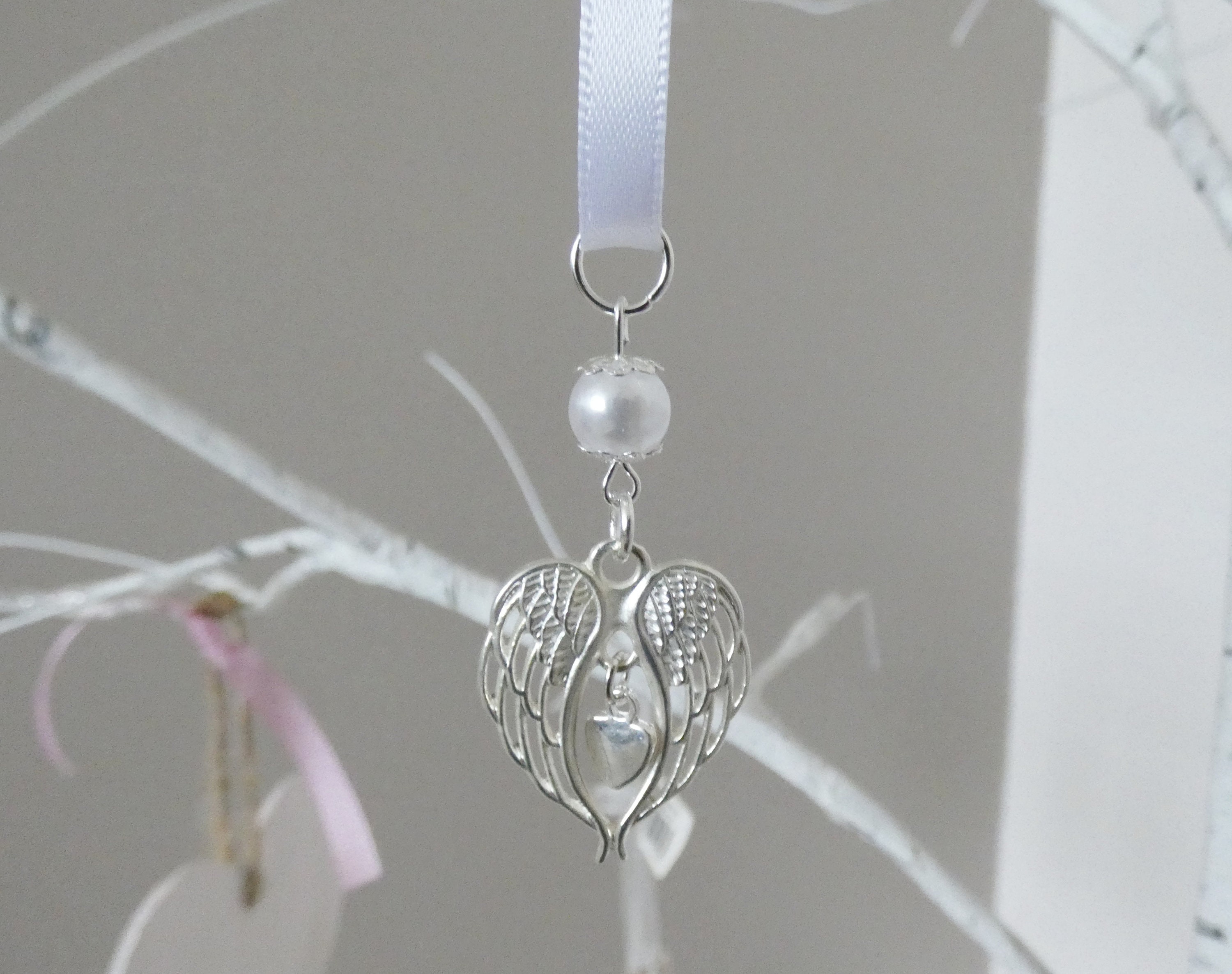Memorial Angel Wings, Tree Decoration, Christmas Tree Decoration ...