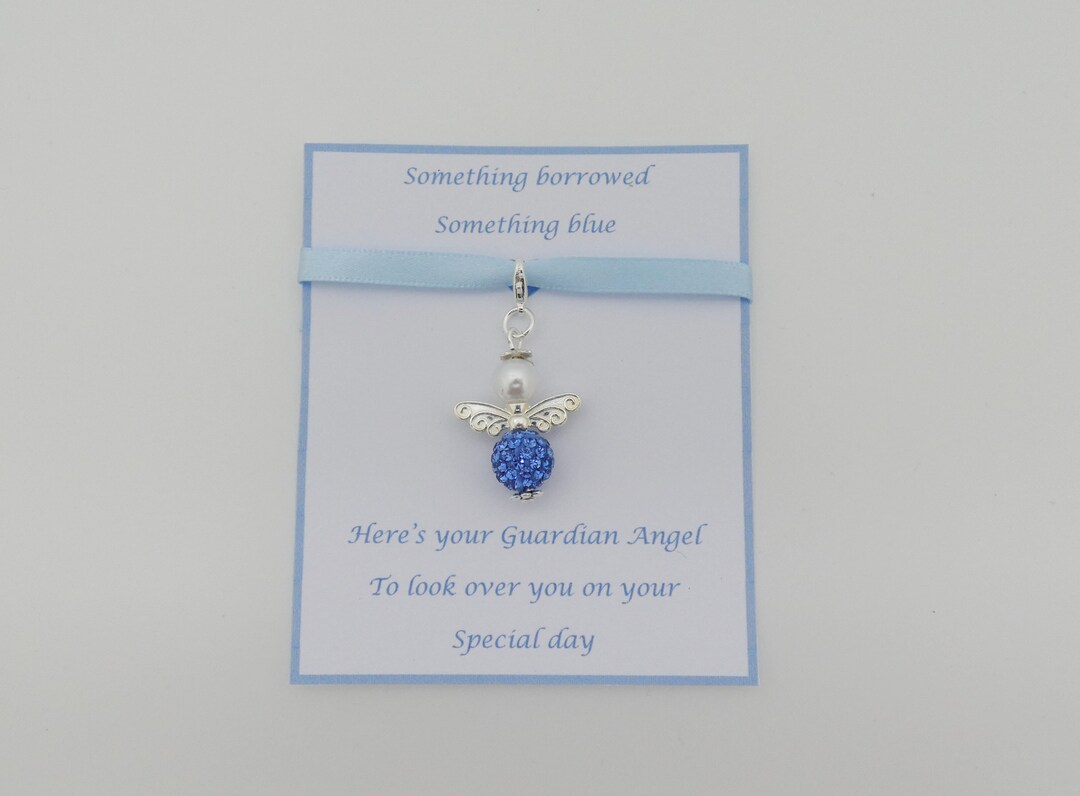 Wedding Guardian Angel. Something Blue Angel. Guardian Angel. Bridal ...