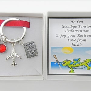 Retirement Keyring, Keyring for Retirement, Happy Retirement Gift ...