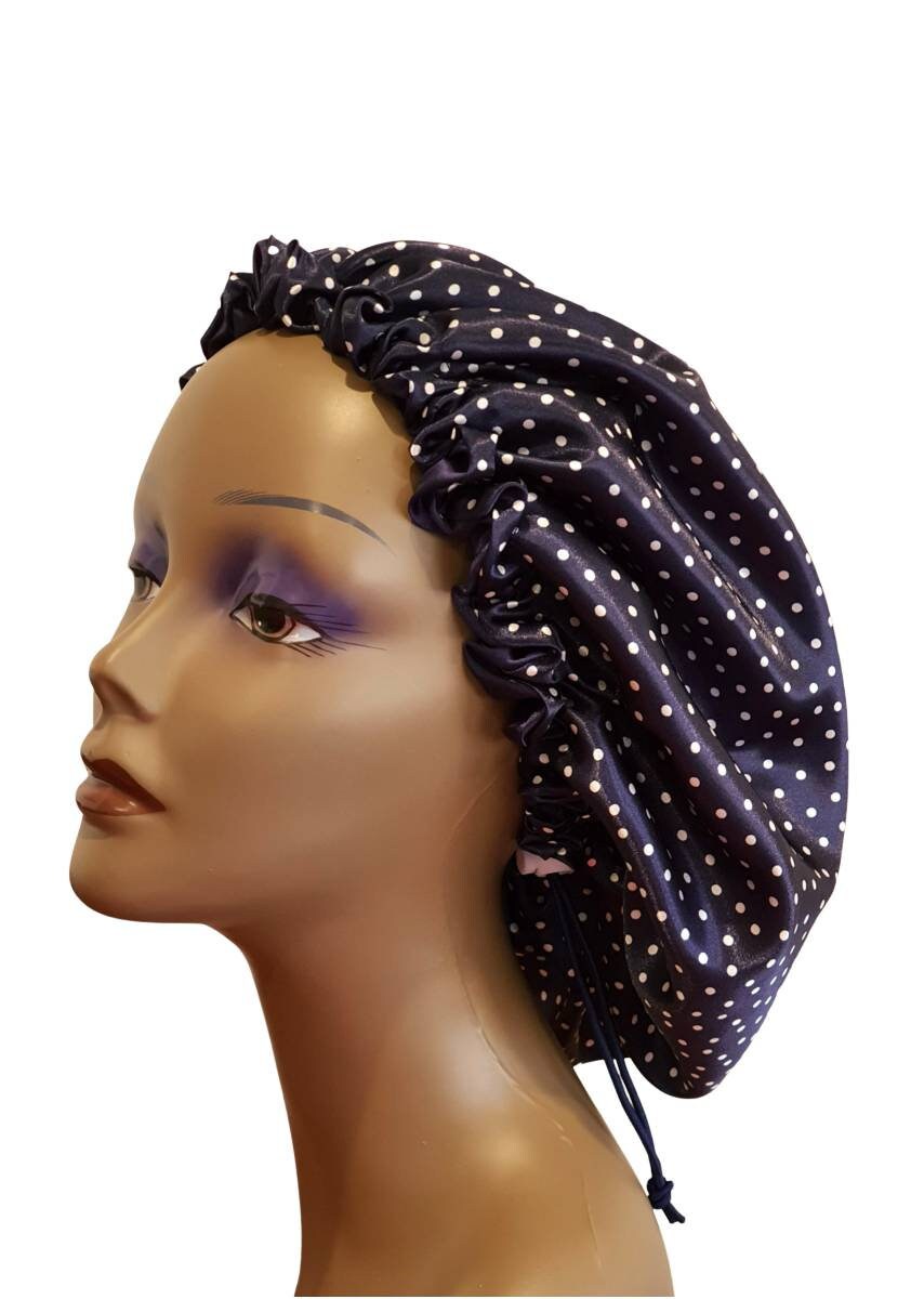 Adjustable Satin Bonnet Satin Hair Care Satin Bonnet with | Etsy
