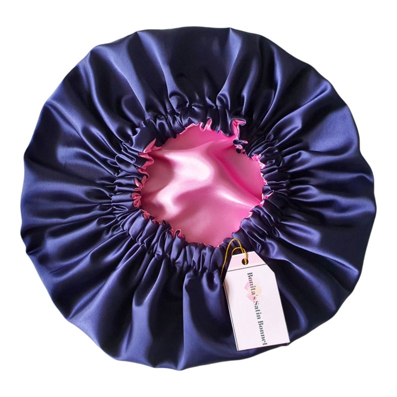 Reversible Satin Bonnet | Hair Bonnet - Etsy