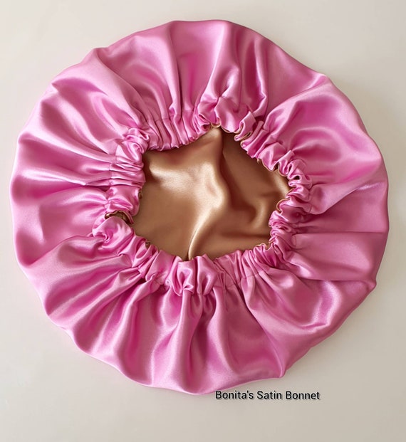Reversible Satin Bonnet Hair Bonnet Customizable Bonnet | Etsy