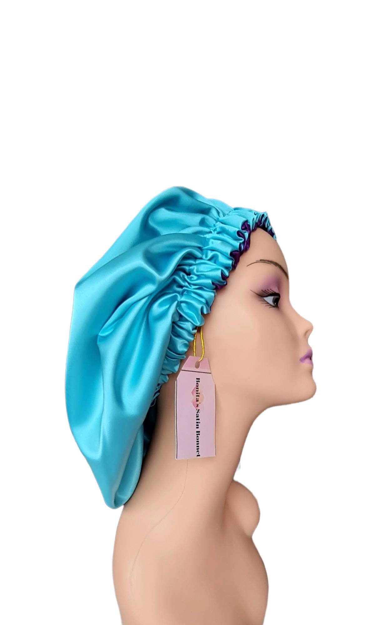 Reversible Satin Bonnet Customize Satin Bonnet Sleep Hair - Etsy