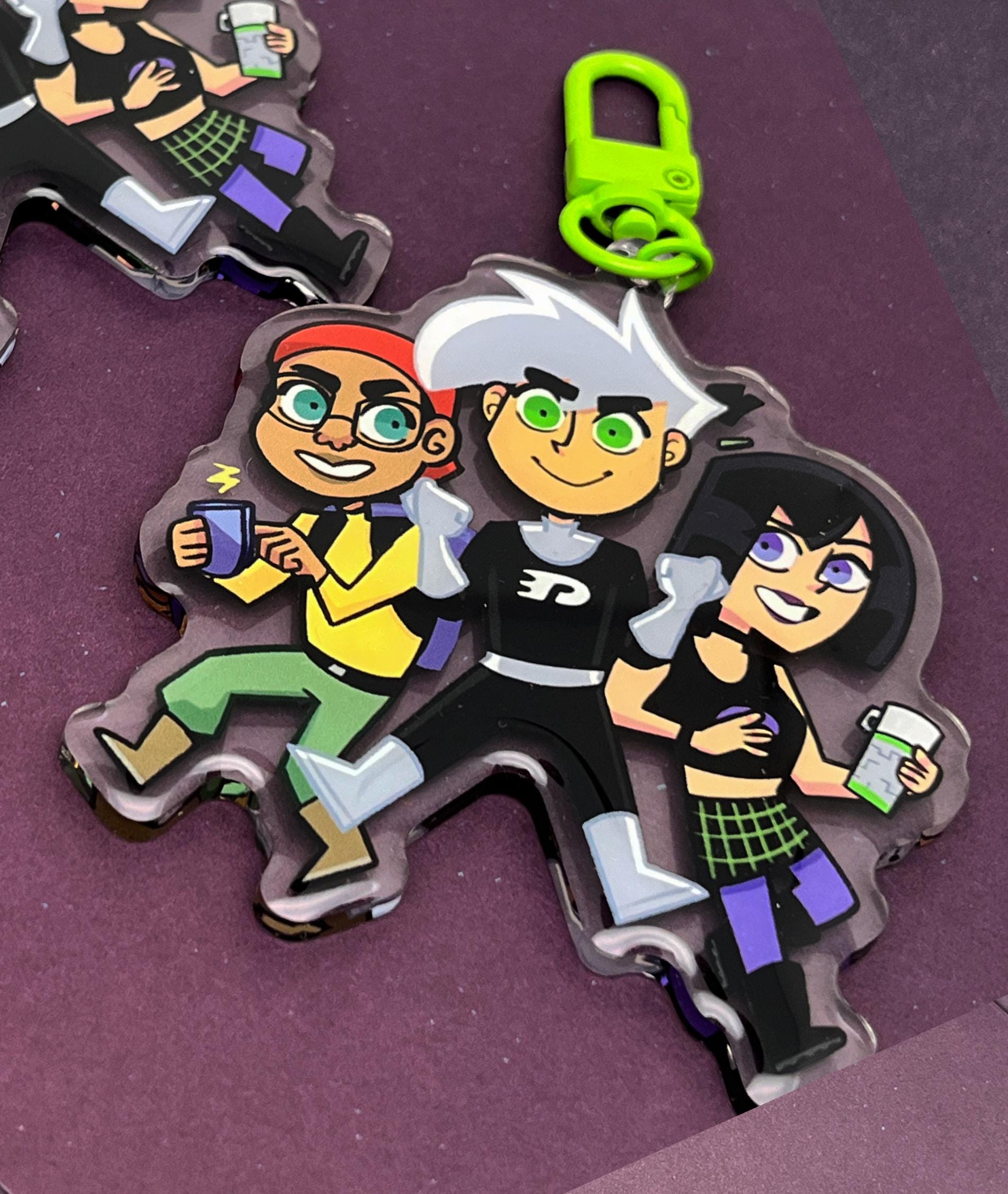 Danny Phantom Acrylic Charm | 3" Inch / 7,5cm | Danny Tucker & Sam ...