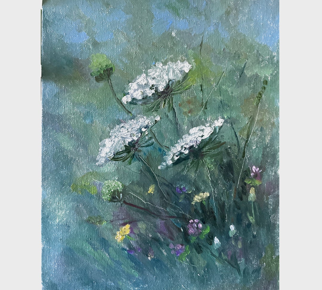 Wildflowers Painting Flowers Original Art Wildflowers Oil Painting 8X10 ...