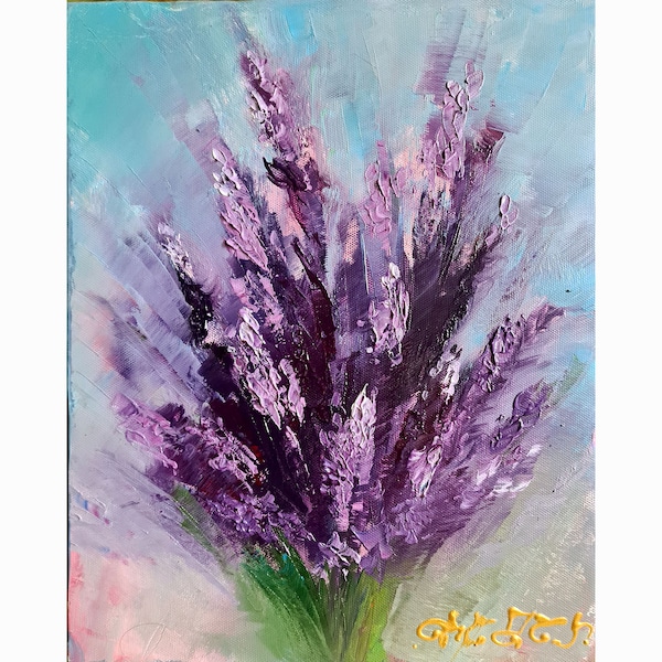 Lavender Painting - Etsy
