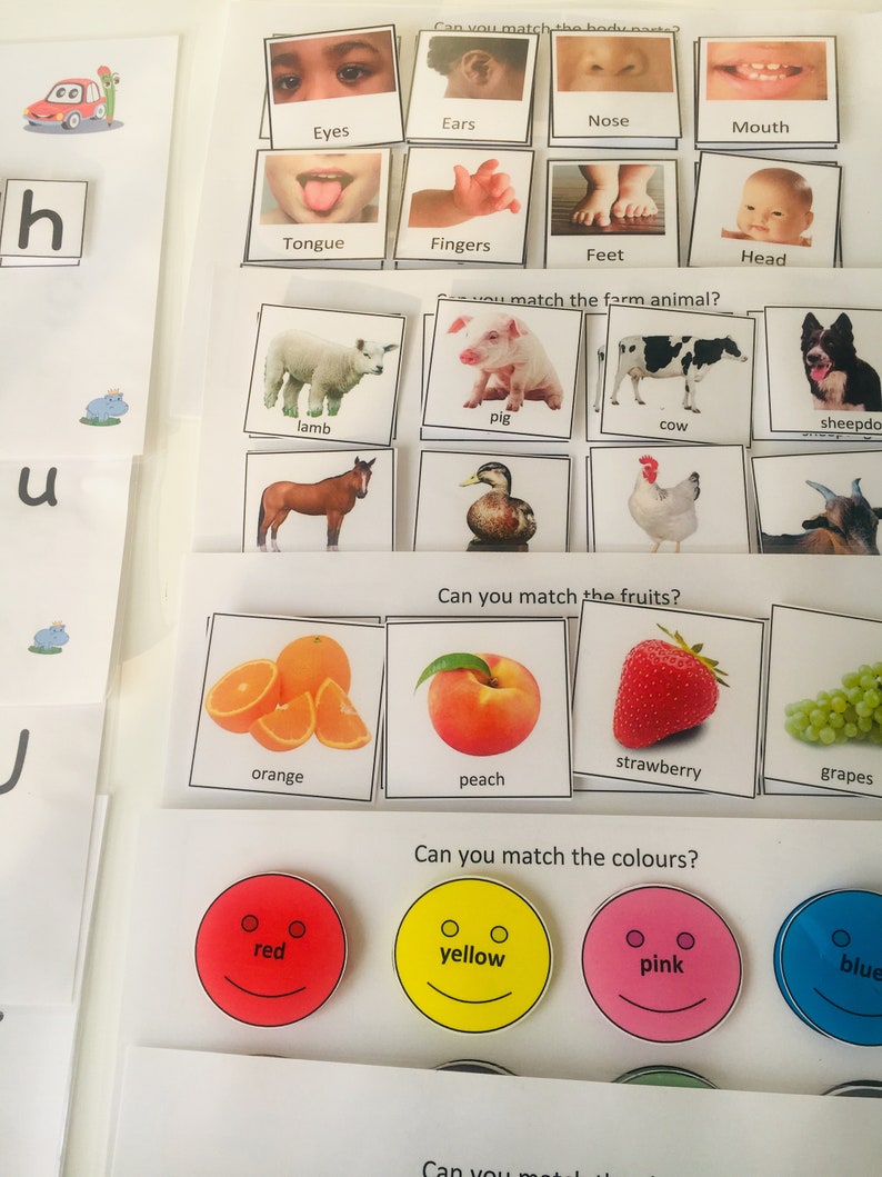 Toddler Learning Binder Pre School Learning Folder Toddler - Etsy UK