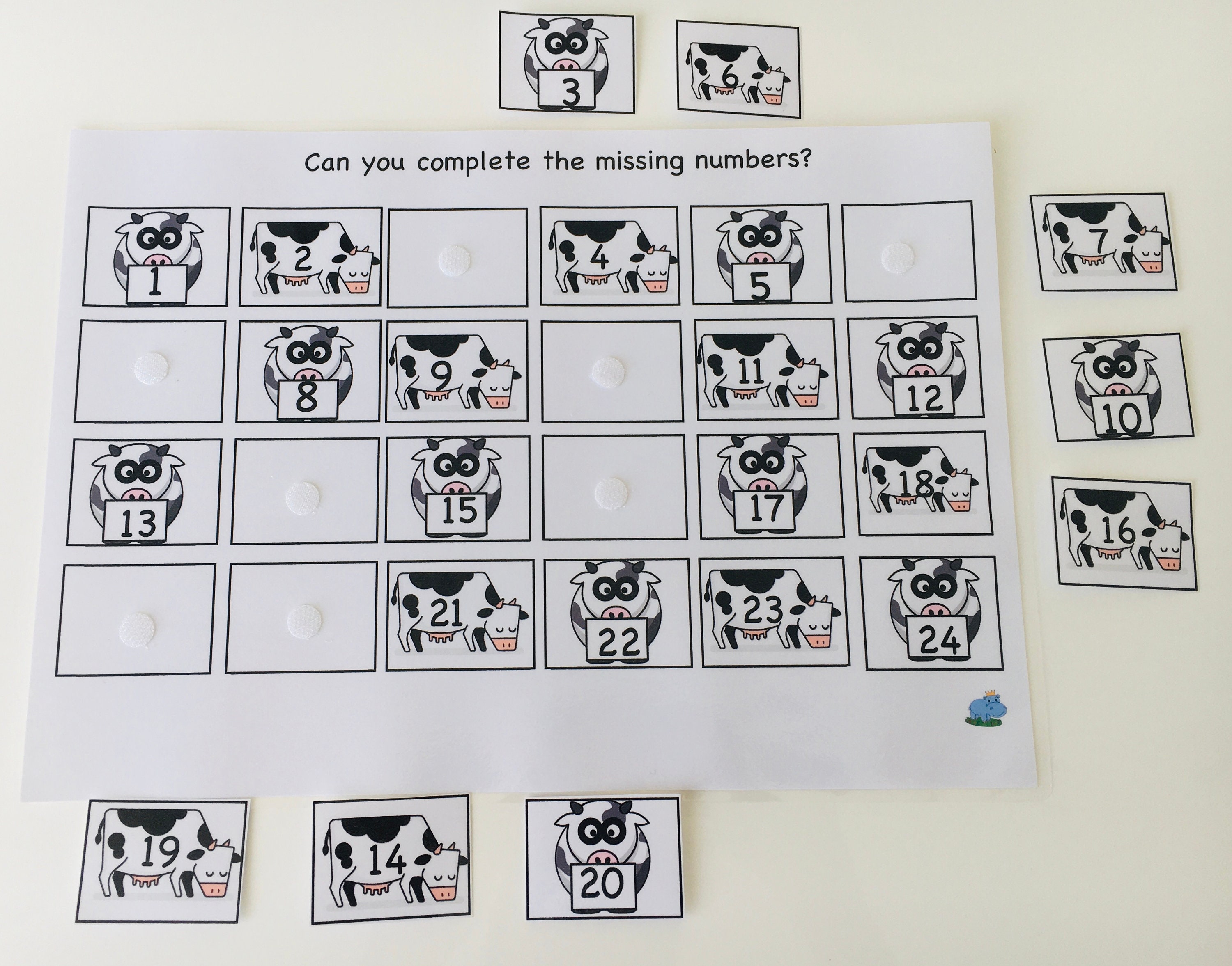 Can You Find the Missing Numbers, Ordering Numbers 1 to 24, Maths ...