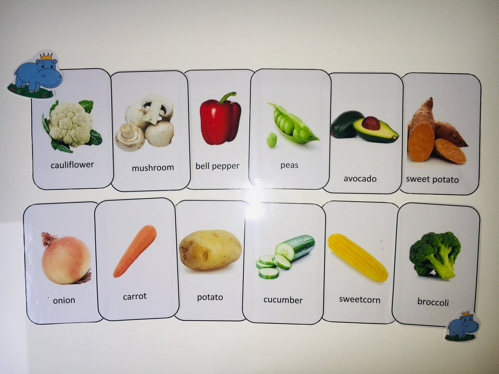 Vegetable Flash Cards Flash Cards Pre School EYFS - Etsy