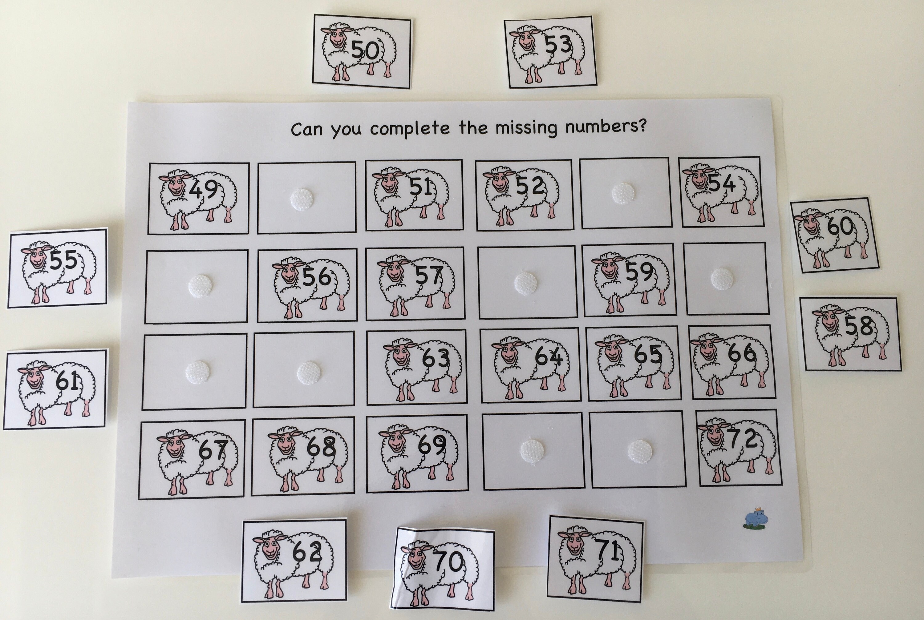 Can You Find the Missing Numbers Ordering Numbers 1 to 100 - Etsy