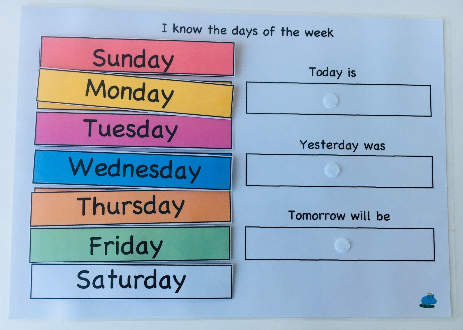 Days of the Week, Pre School Learning, Calendar, EYFS, Nursery, KS1 ...