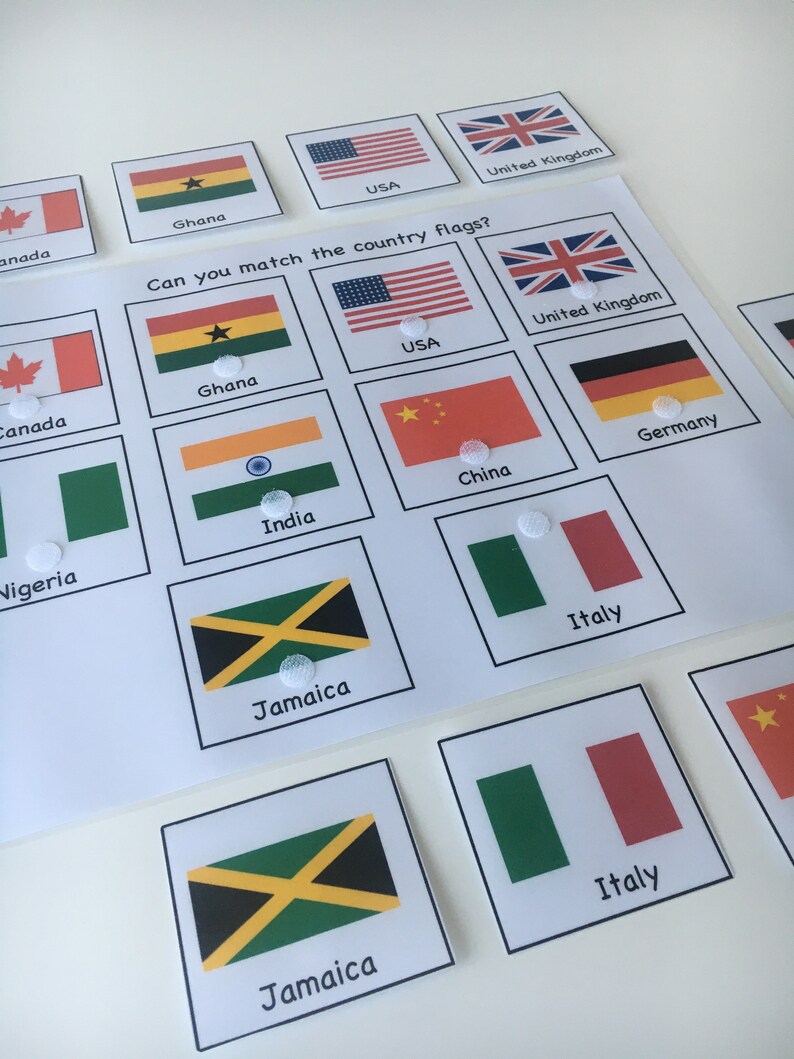 Flag Matching Game, Country Flags, Countries Game, World Flags ...