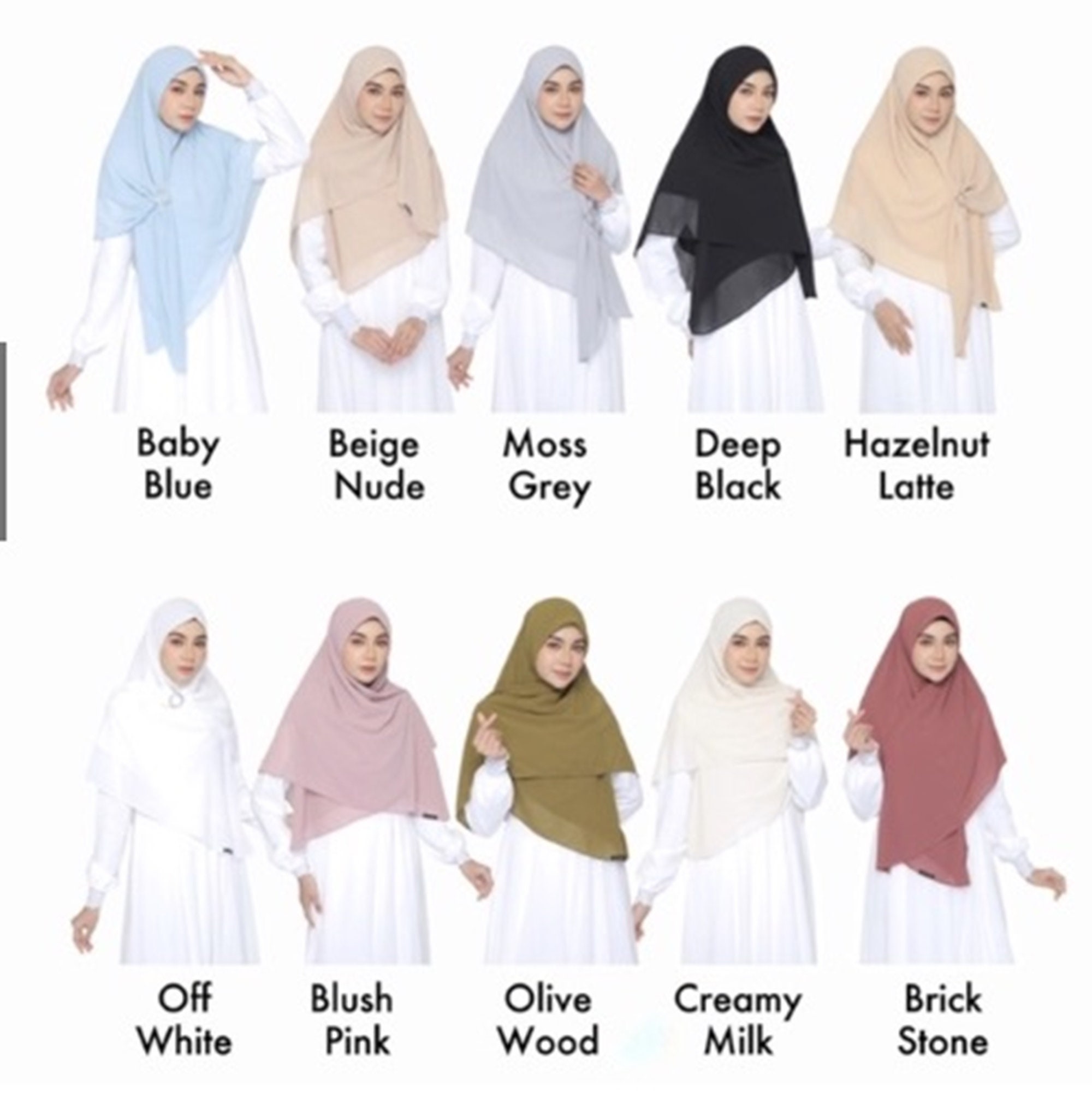 Plain Khimar/scarf/hijab - Etsy