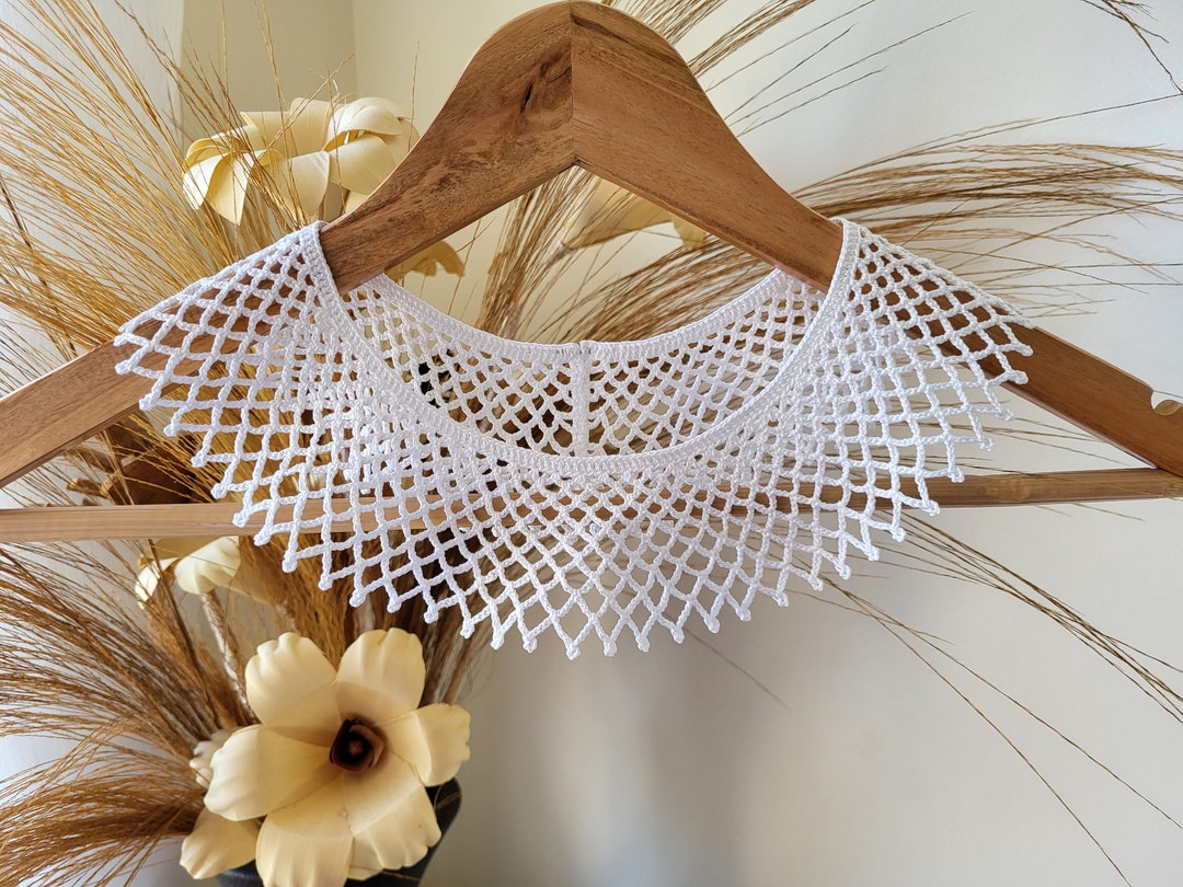 RBG Dissent Collar / Ruth Bader Ginsburg Crochet Collar Necklace ...