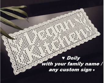 Crochet Name Sign - Etsy