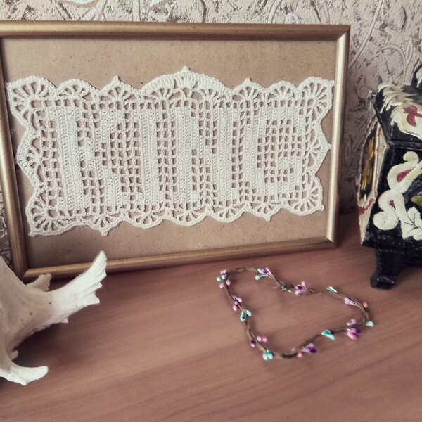 Name Doily - Etsy