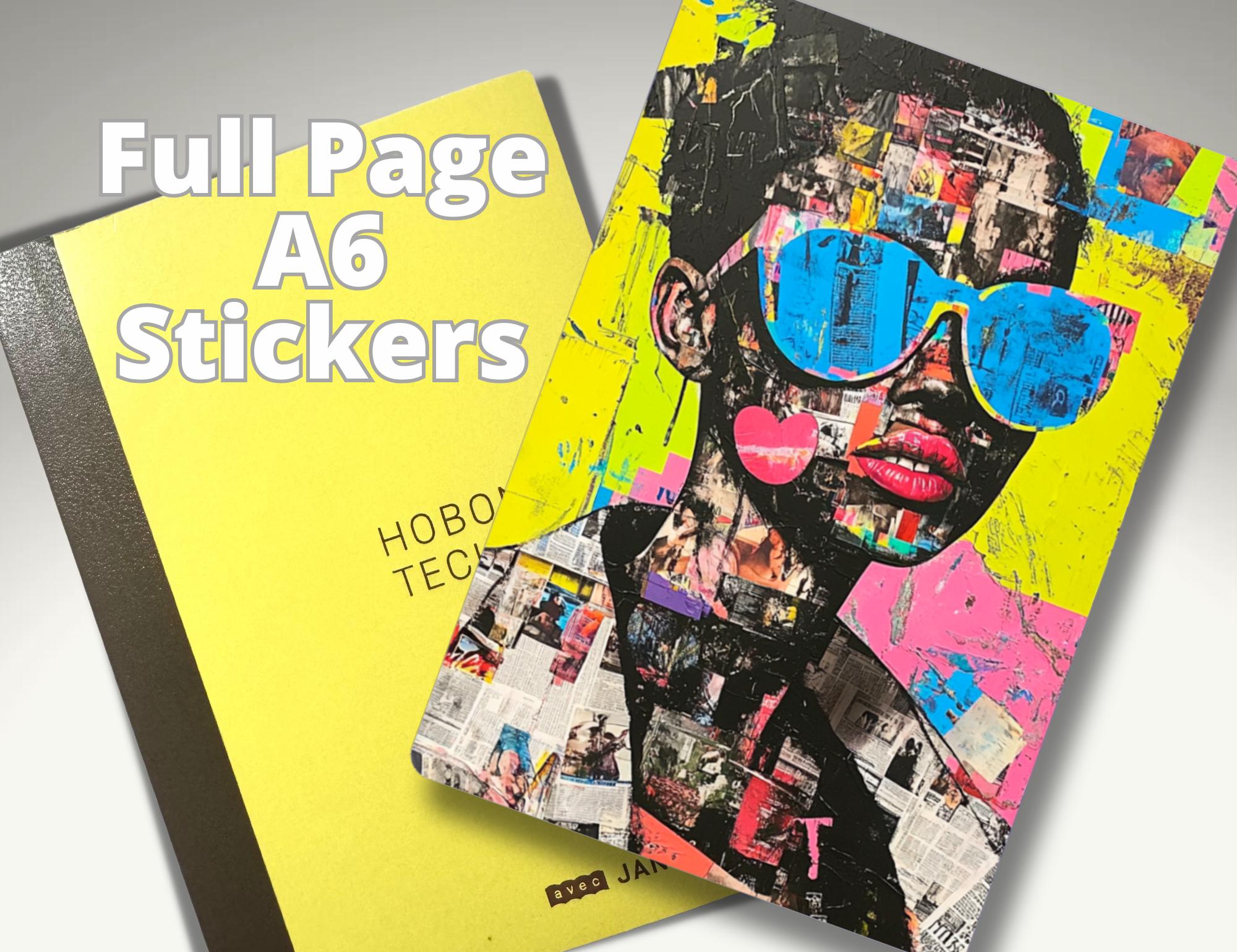 Pop Girl Mural A6 Full Page Sticker - Etsy