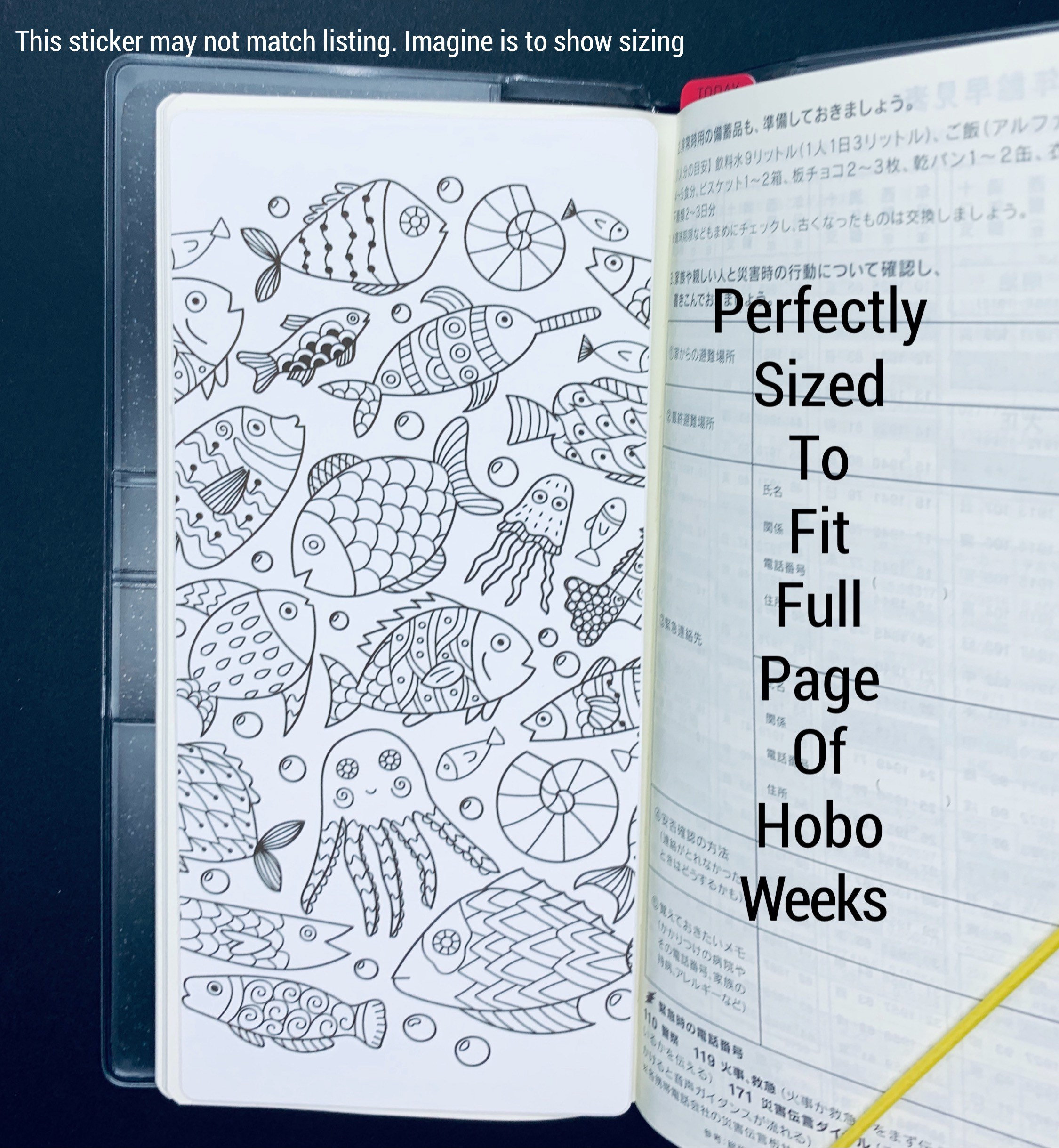 Puzzle Full Page Hobo Weeks Coloring Sticker - Etsy