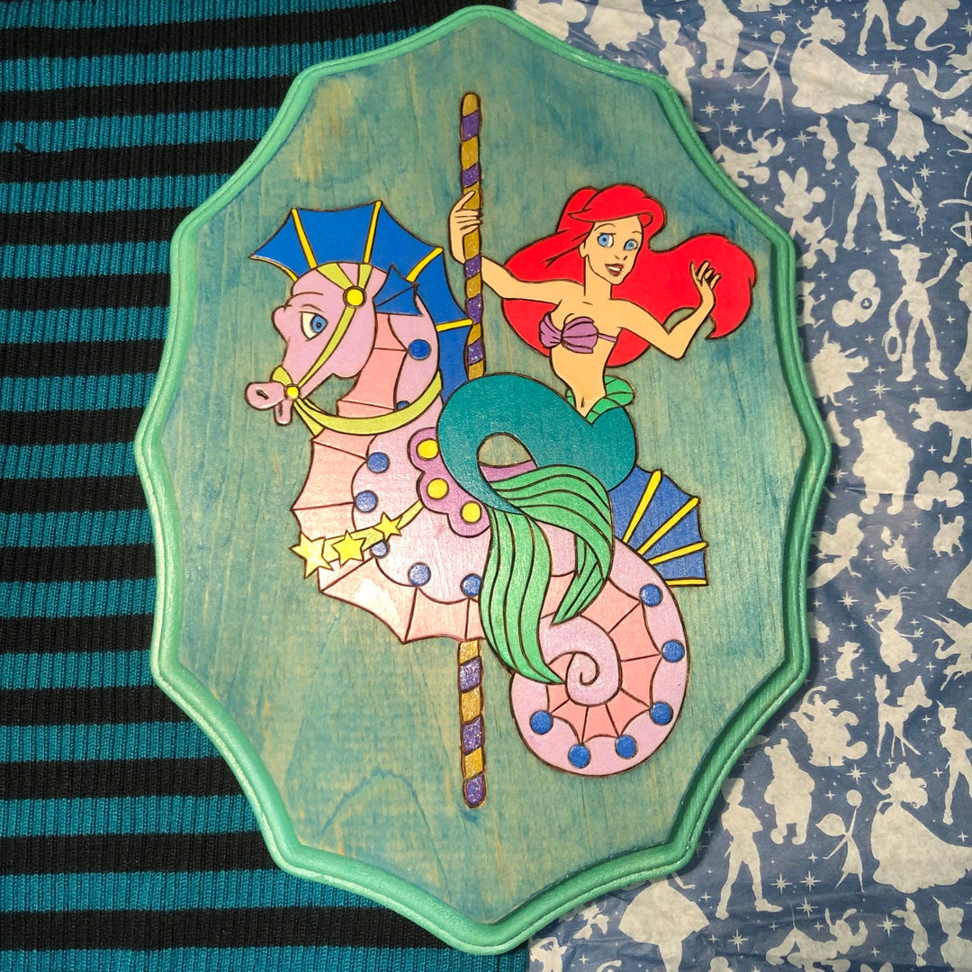 Little Mermaid Ariel Carousel Art - Etsy