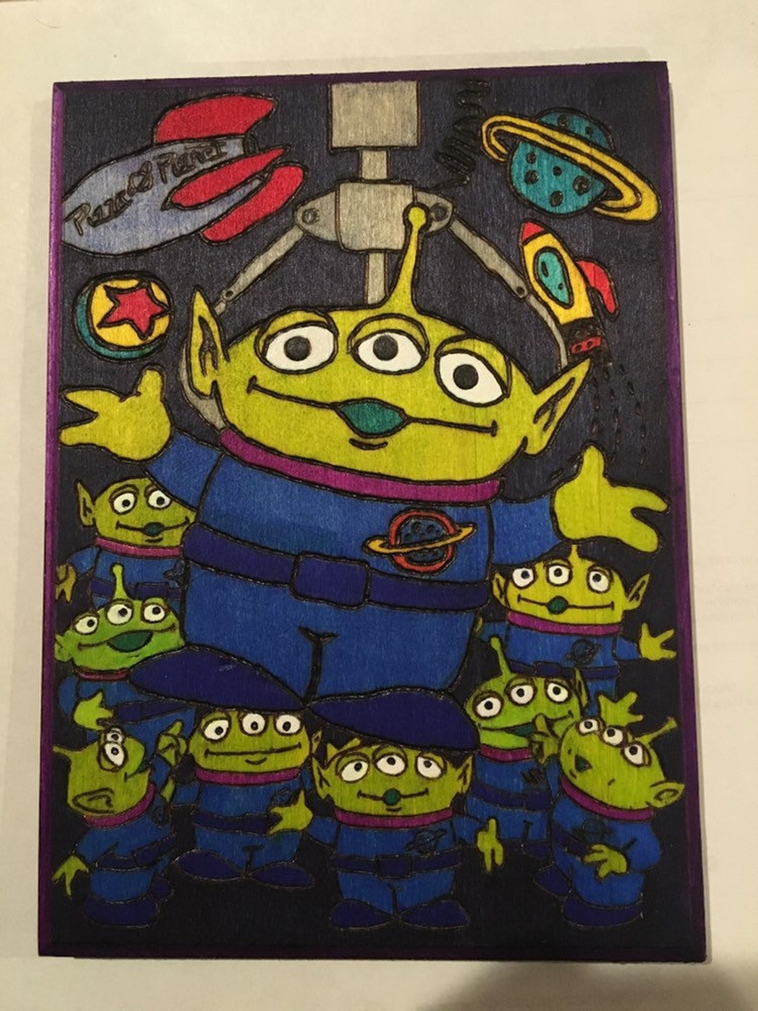 Toy Story Alien Art - Etsy