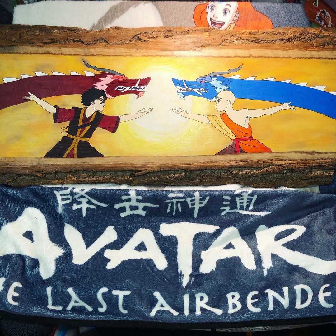 ATLA: Zuko and Aang Face the Masters (glows in the Dark*) - Etsy