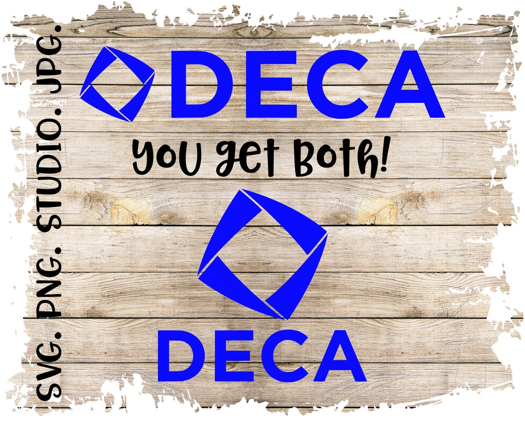 Deca Logo SVG PNG Cutting and Sublimation Files. Instant Download ...
