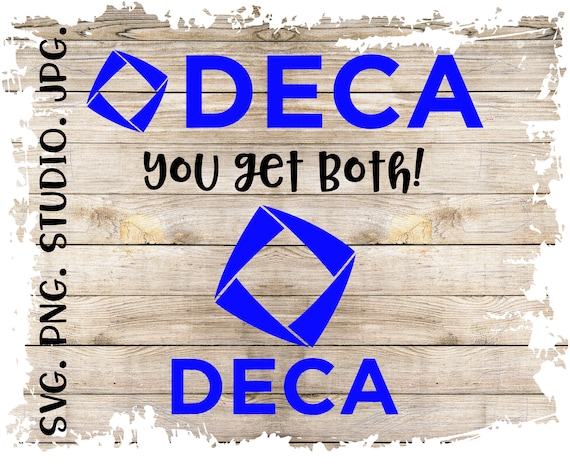 Deca Logo SVG PNG Cutting and Sublimation Files. Instant - Etsy