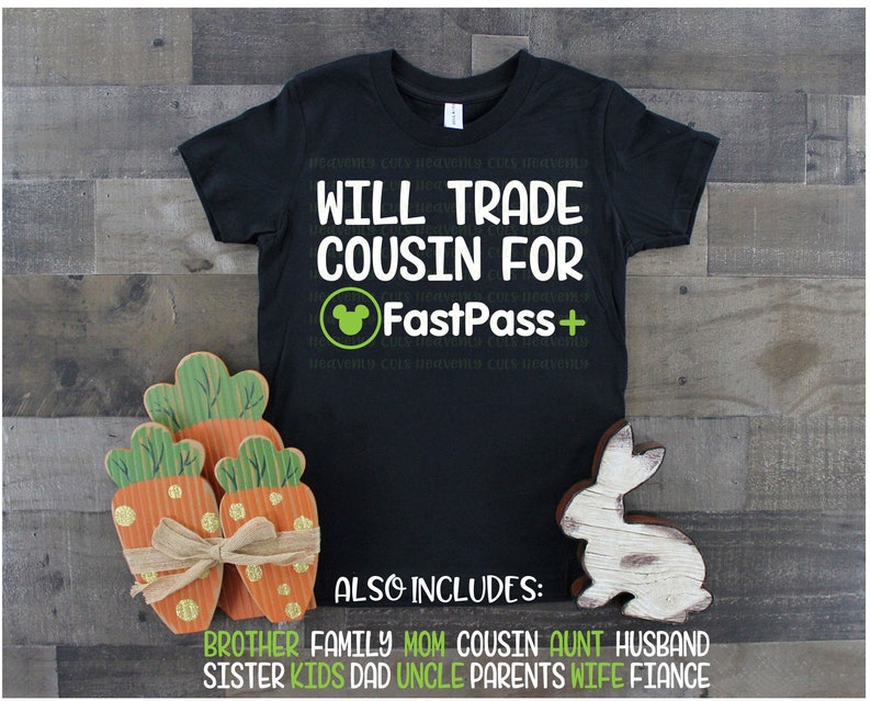 Fast Pass SVG PNG Will Trade Cousin for Fast Pass 12 - Etsy