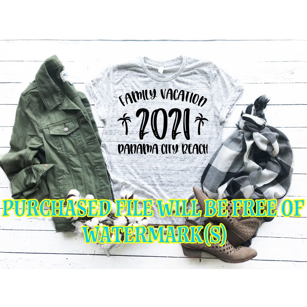 PCB Family Vacation SVG , Panama City Beach 2021 Family Vacation Shirt ...