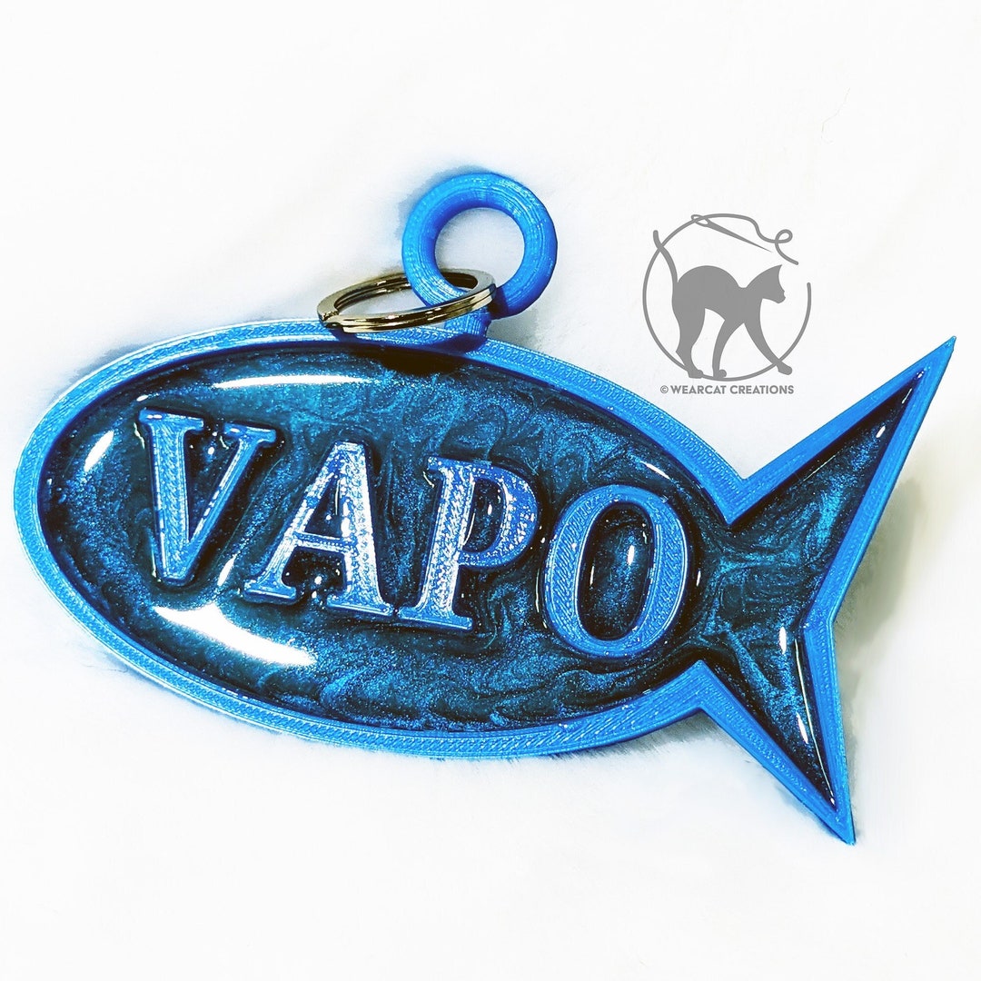 Fish XL Fursuit Dog Tag - Resin/3d Print, Costume Accessory - Etsy
