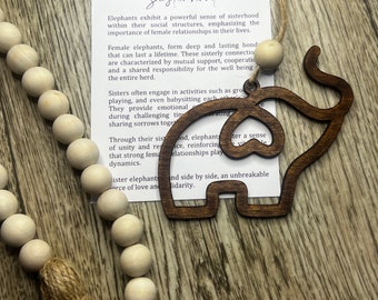 Elephant Ornament, Circle of Support, Sisterhood, Friendship, Group of ...