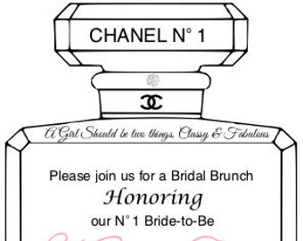 Chanel invitations | Etsy