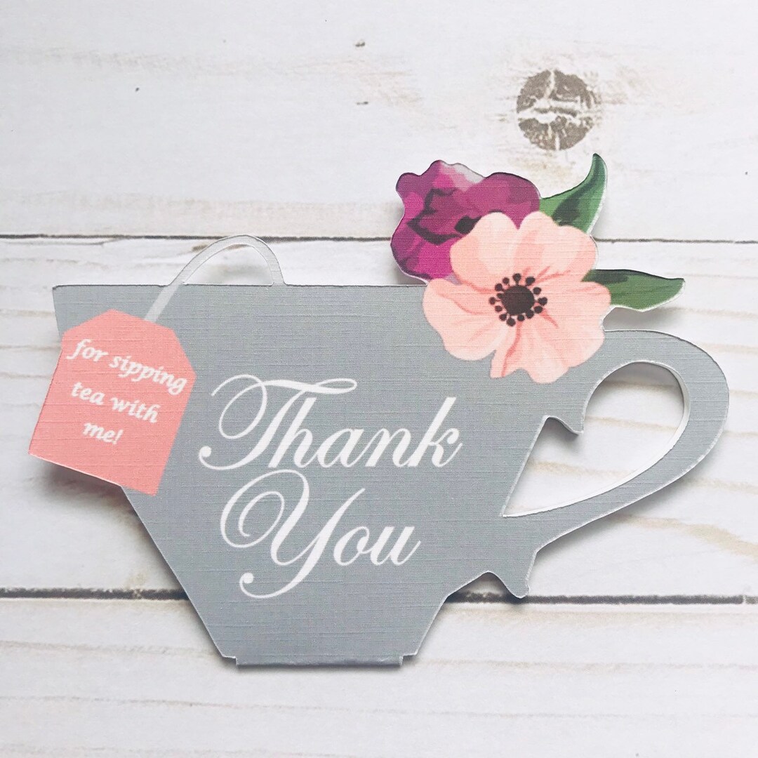 Tea Party Thank You's - Etsy