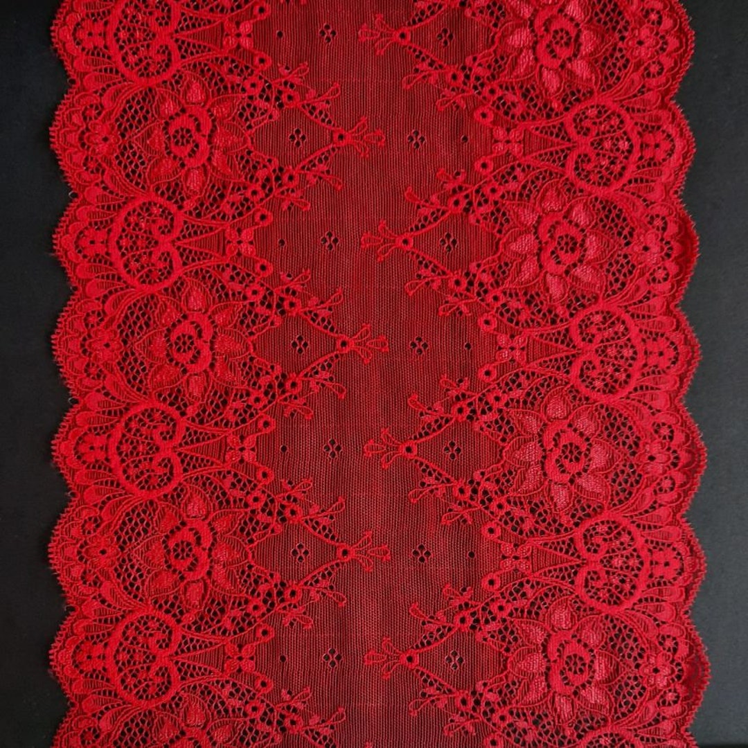 1 Meter of Elastic Lace - Colorful Selection of Colors - in Mandala ...