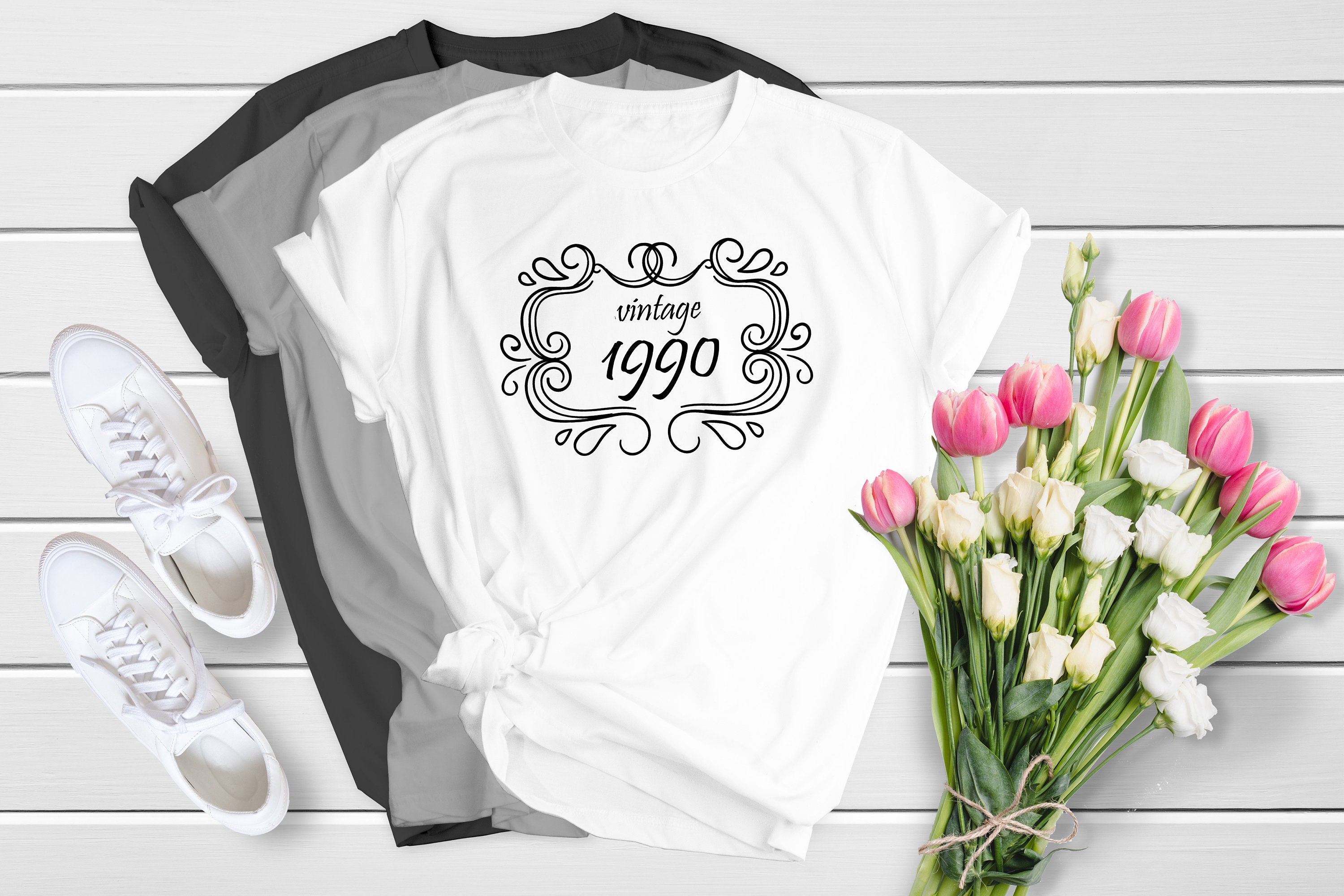 Vintage Since, Custom T-shirt, Made to Order, Custom Year T-shirt, T ...
